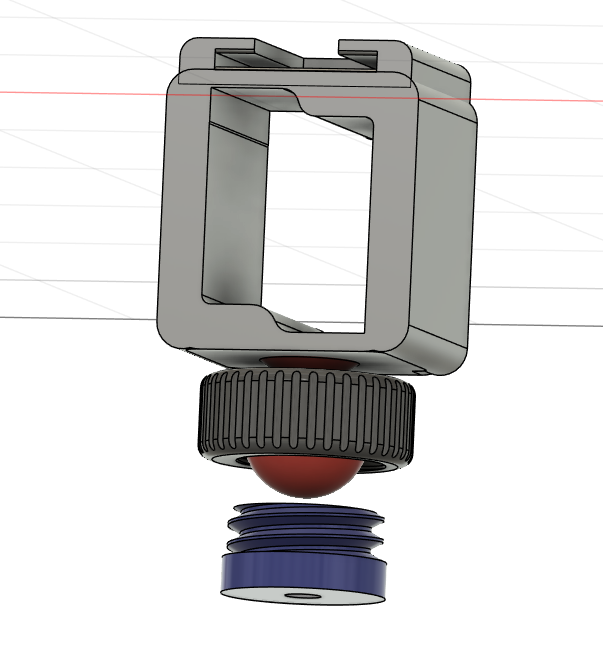 Ordro P7 POV camera Tripod/flash mount by Matt Bennett | Download free ...