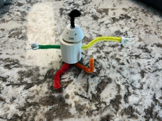 Fun pipe cleaner robot by Brecana | Download free STL model ...
