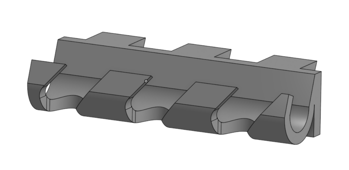 Backpack cable clip by Iris | Download free STL model | Printables.com