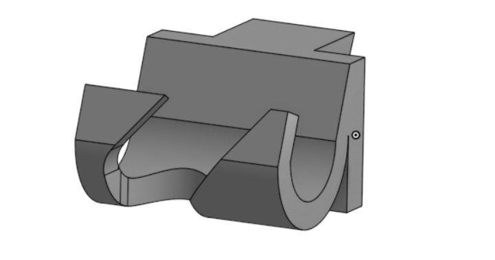 Backpack cable clip by Iris | Download free STL model | Printables.com