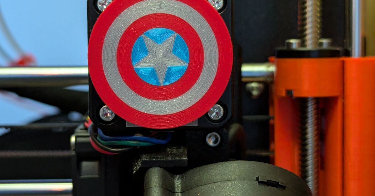 Captain America Motor Indicator for MMU by TomPR83 | Download free STL ...