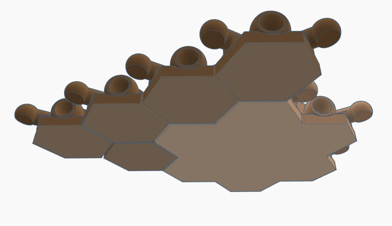 Airsoft Modular Hex Armor Plate by Bazl Tech | Download free STL model ...