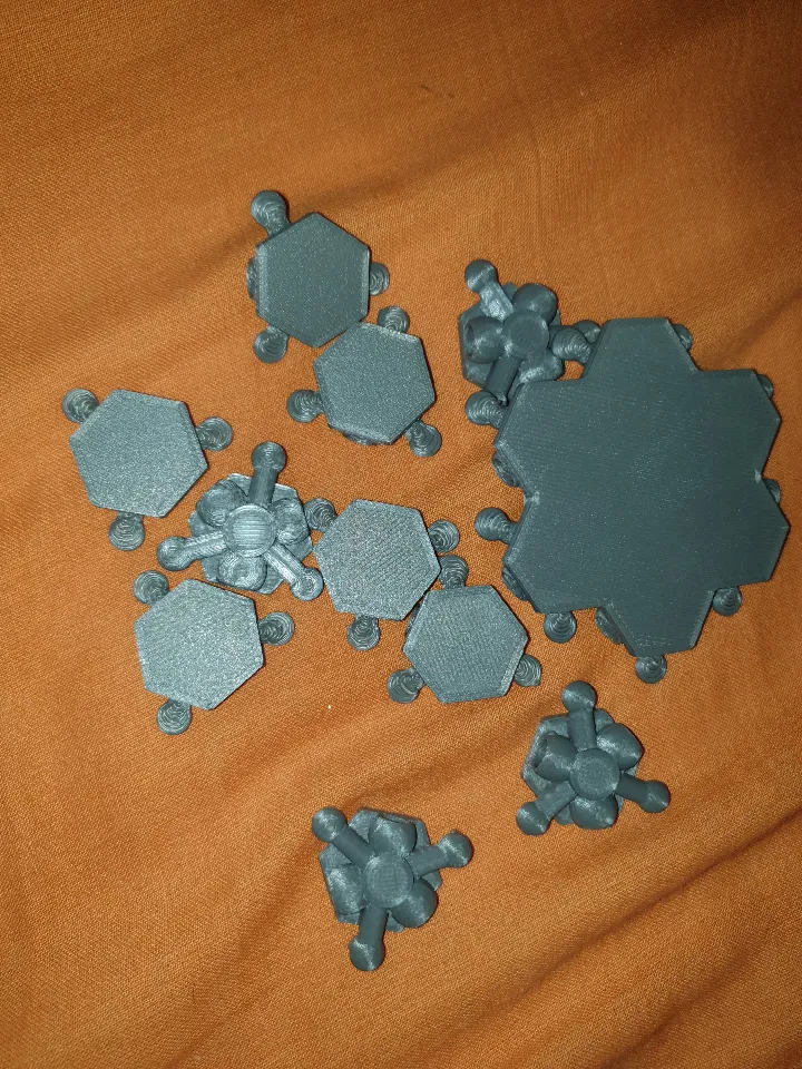 Airsoft Modular Hex Armor Plate by Bazl Tech | Download free STL model ...