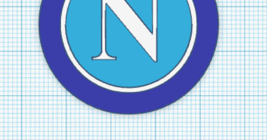 Napoli FC keychain by Noemi | Download free STL model | Printables.com