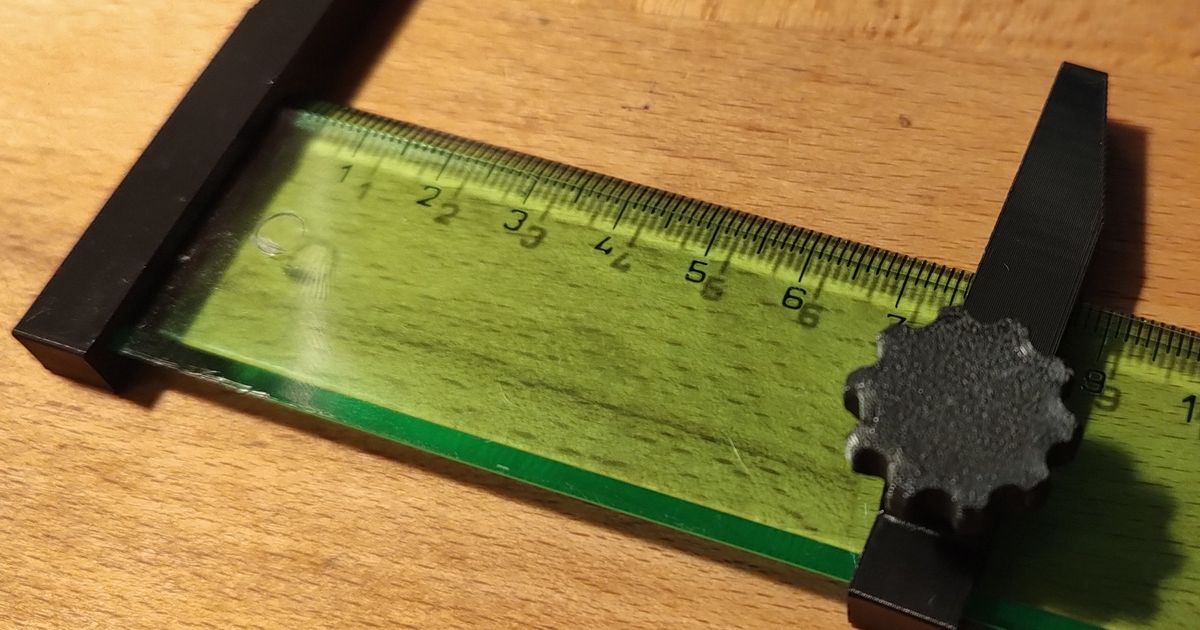Ruler Calipers (Caliperuler) by VTX | Download free STL model ...