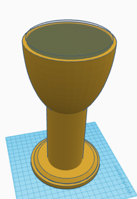 Golden Goblet by S&L's 3D makes | Download free STL model | Printables.com