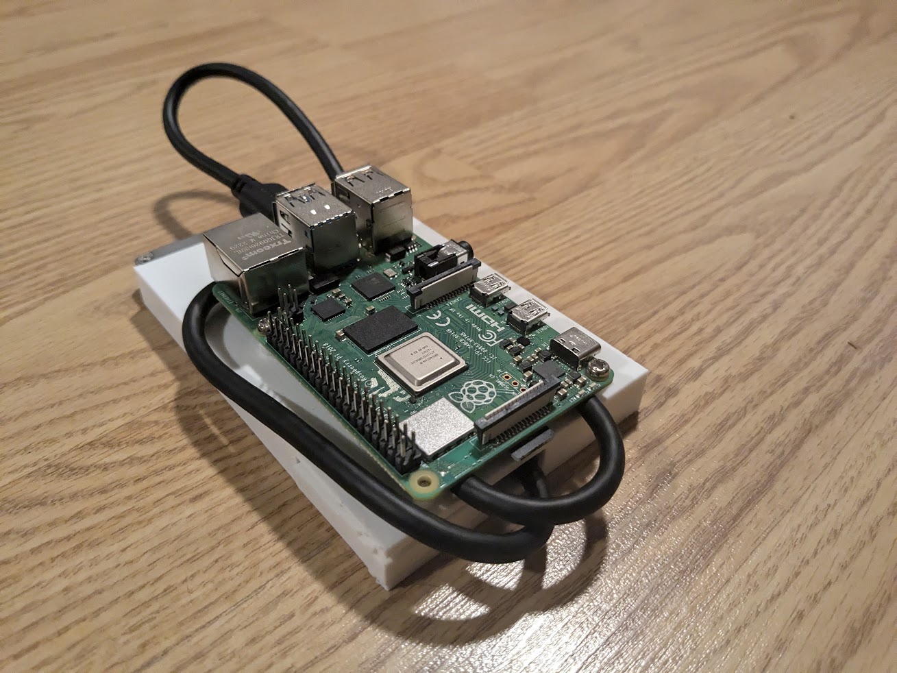 Raspberry Pi 2.5in HDD/SSD Mount for Sabrent Hard Drive Adapter by techyporcupine | Download ...