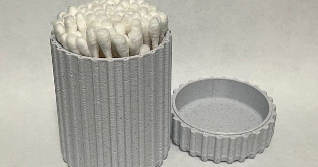 Q-Tip Holder with Lid by Jonan Seeley | Download free STL model ...