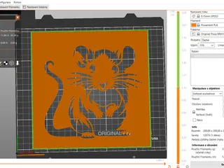 Stencil: Cute mouse (version 5) by Nina Máčová | Download free STL ...