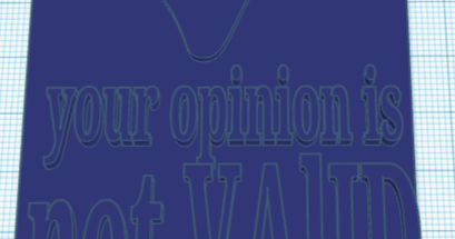 your opinion is NOT VALID! plate par jacob creality :) | Téléchargez ...