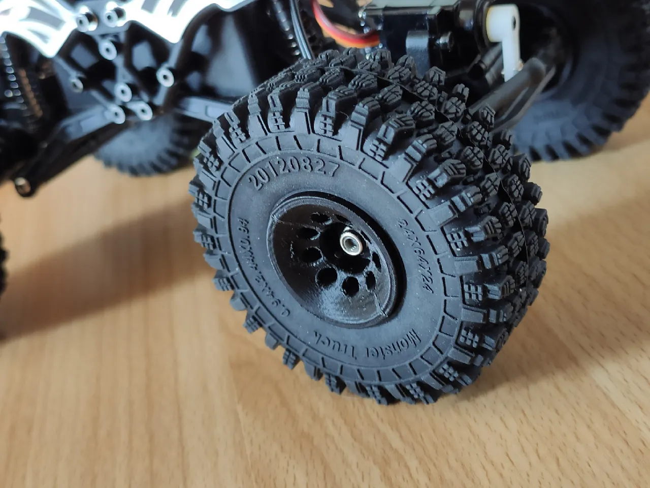 Basher RockSta 1/24 Crawler Wheel disk by Oldass | Download free STL ...