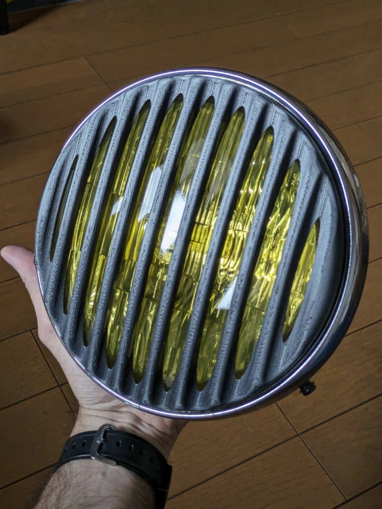 Headlight Grill 180 mm by slabua | Download free STL model | Printables.com