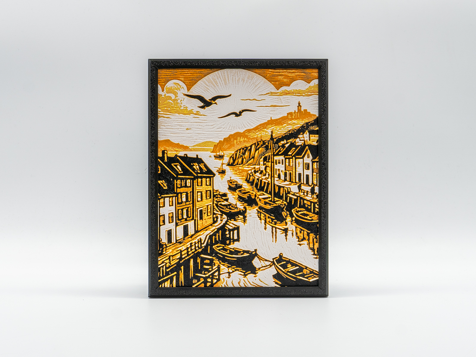 Coastal Village Wall Art by Bamingo Design | Printables Store