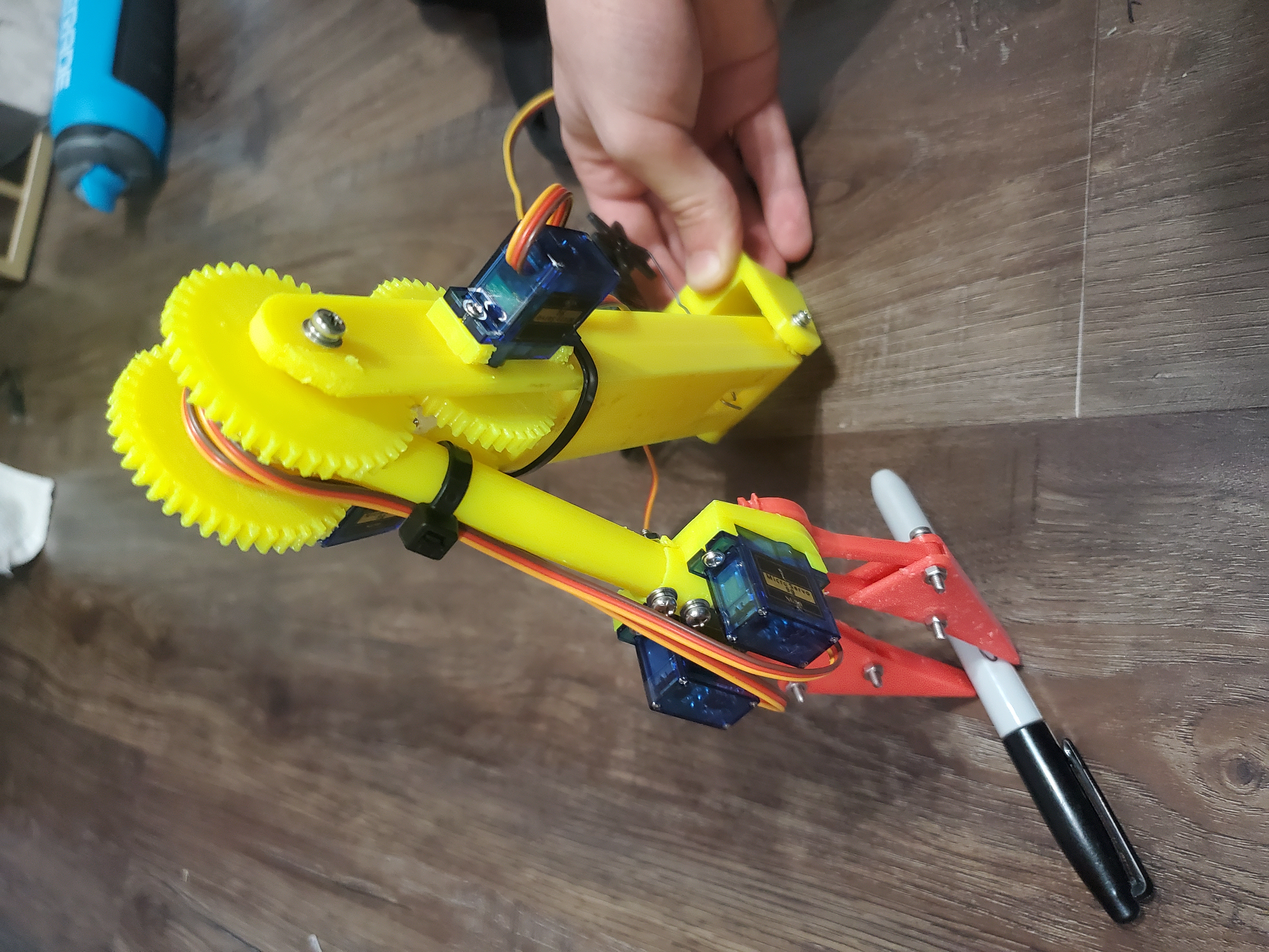 XRP Robot Servo Arm with Grippers by Tyler Jacques | Download free STL ...