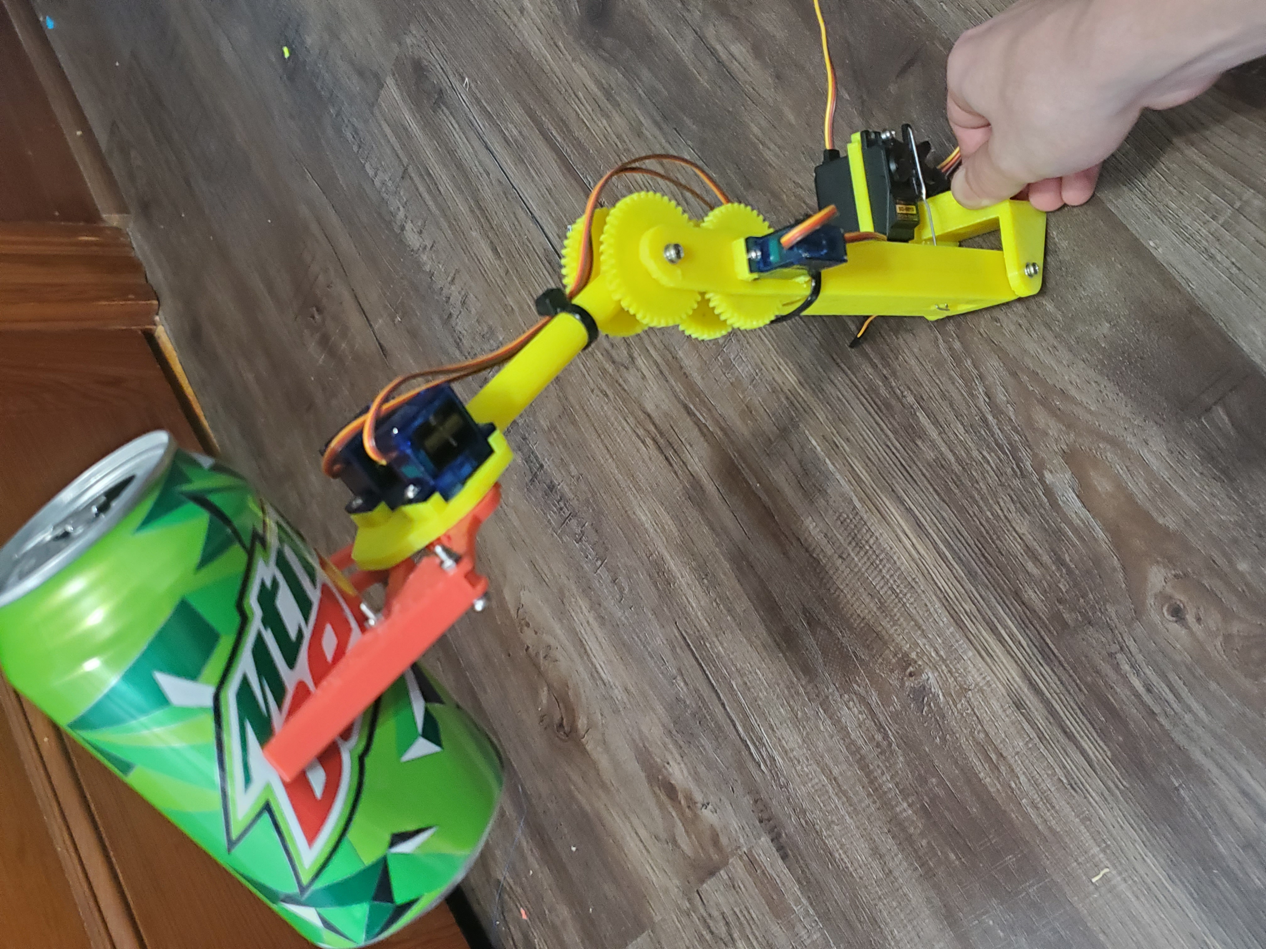 XRP Robot Servo Arm with Grippers by Tyler Jacques | Download free STL ...
