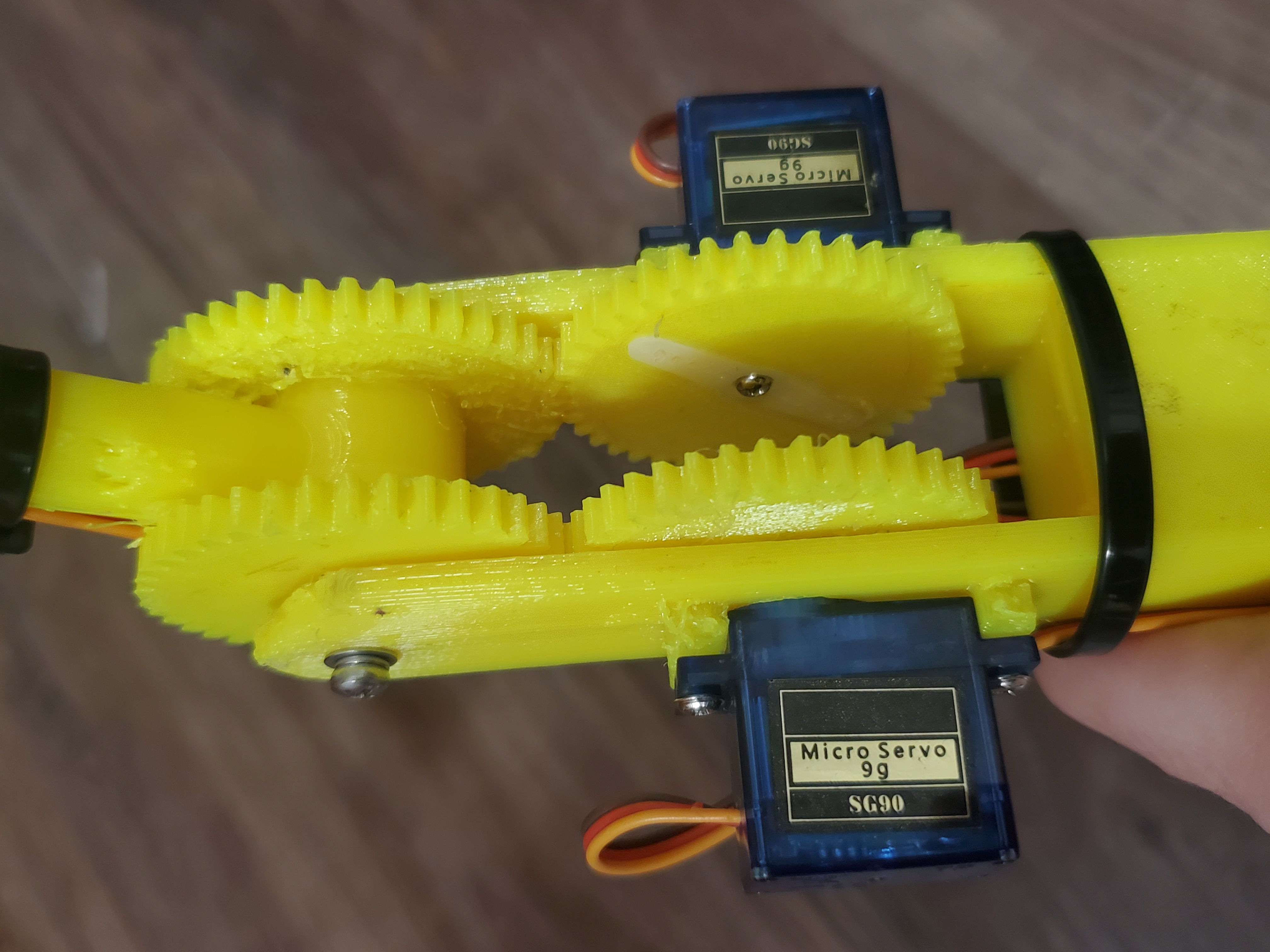 XRP Robot Servo Arm with Grippers by Tyler Jacques | Download free STL ...