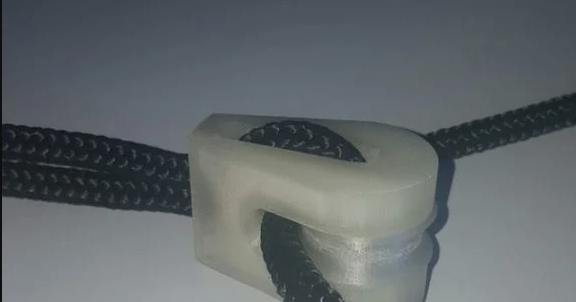 Pulley block (soft mount) for 7-8mm OD rope and 608 bearings by ...