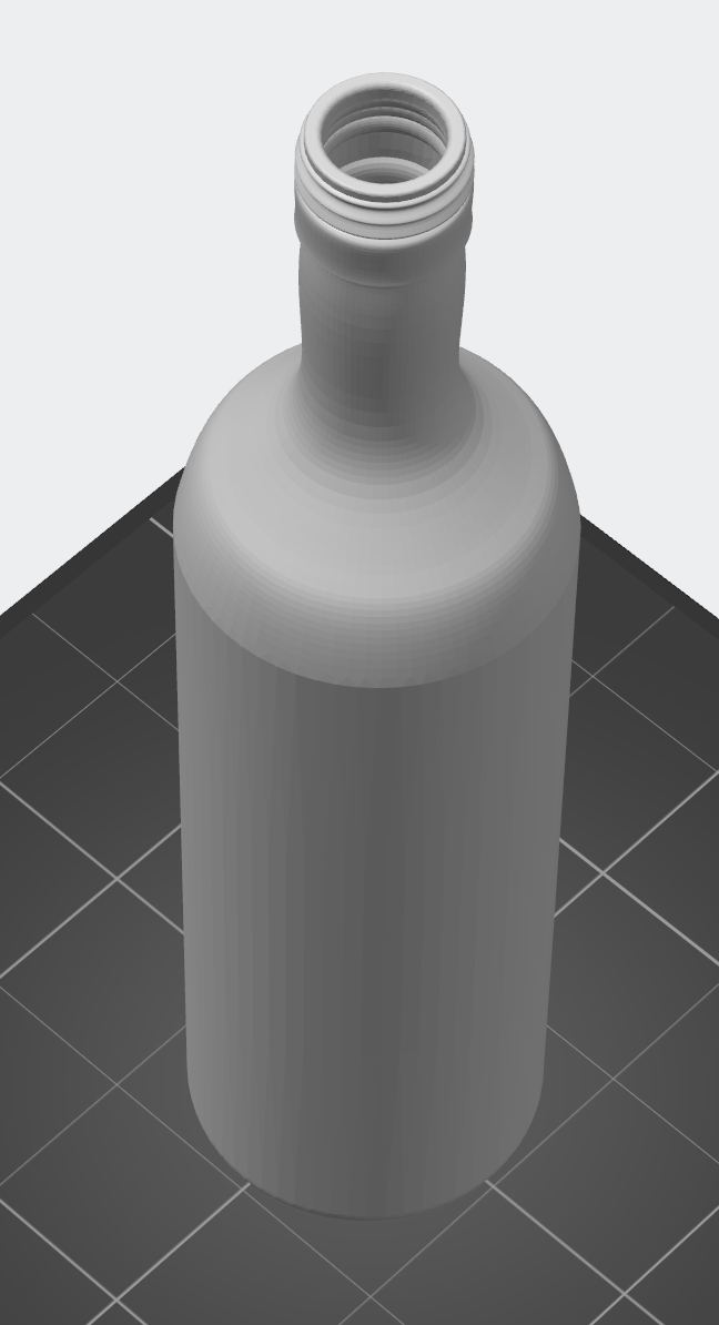 Wine Bottle by ClickDaHouseCat | Download free STL model | Printables.com