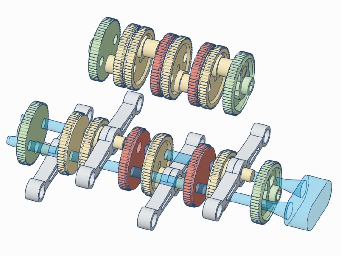 V8 Engine model by Bootjevaarder | Download free STL model | Printables.com