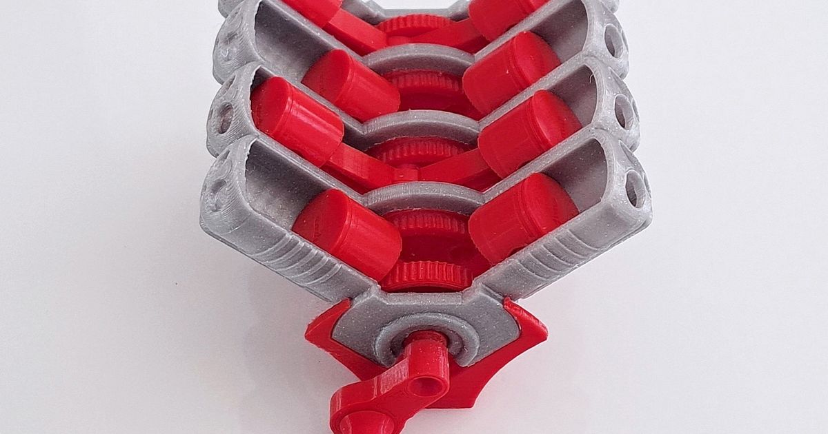 V8 Engine model by Bootjevaarder | Download free STL model | Printables.com