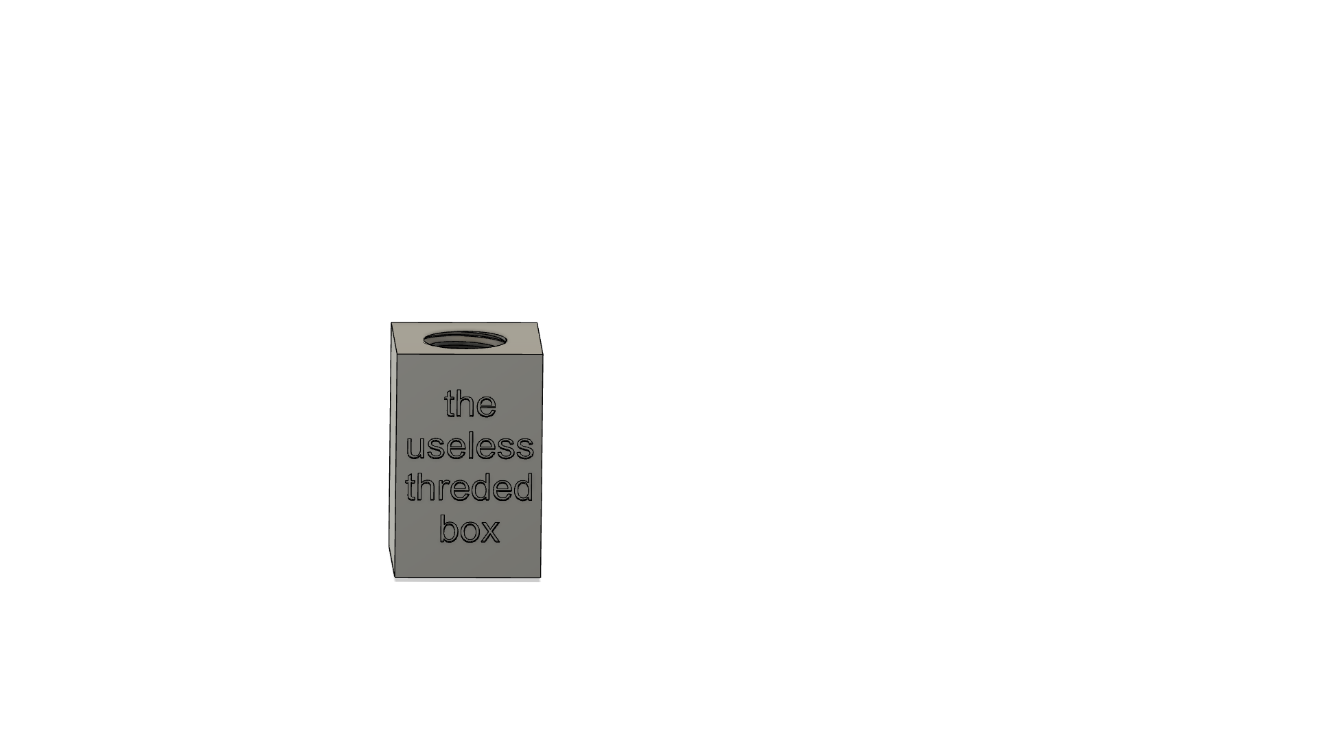 The useless thing by Your text here | Download free STL model ...