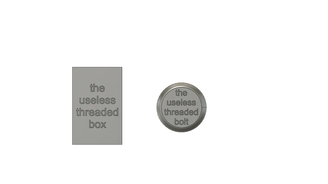 The useless thing by Your text here | Download free STL model ...