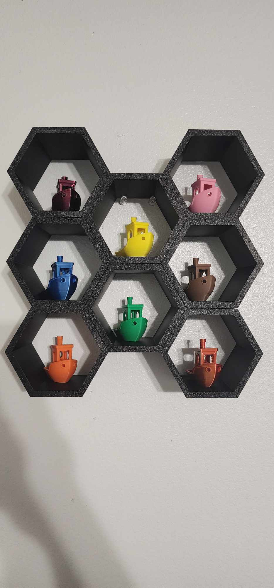 Hexagon Modulating Shelf by CurlyFry1890 | Download free STL model ...