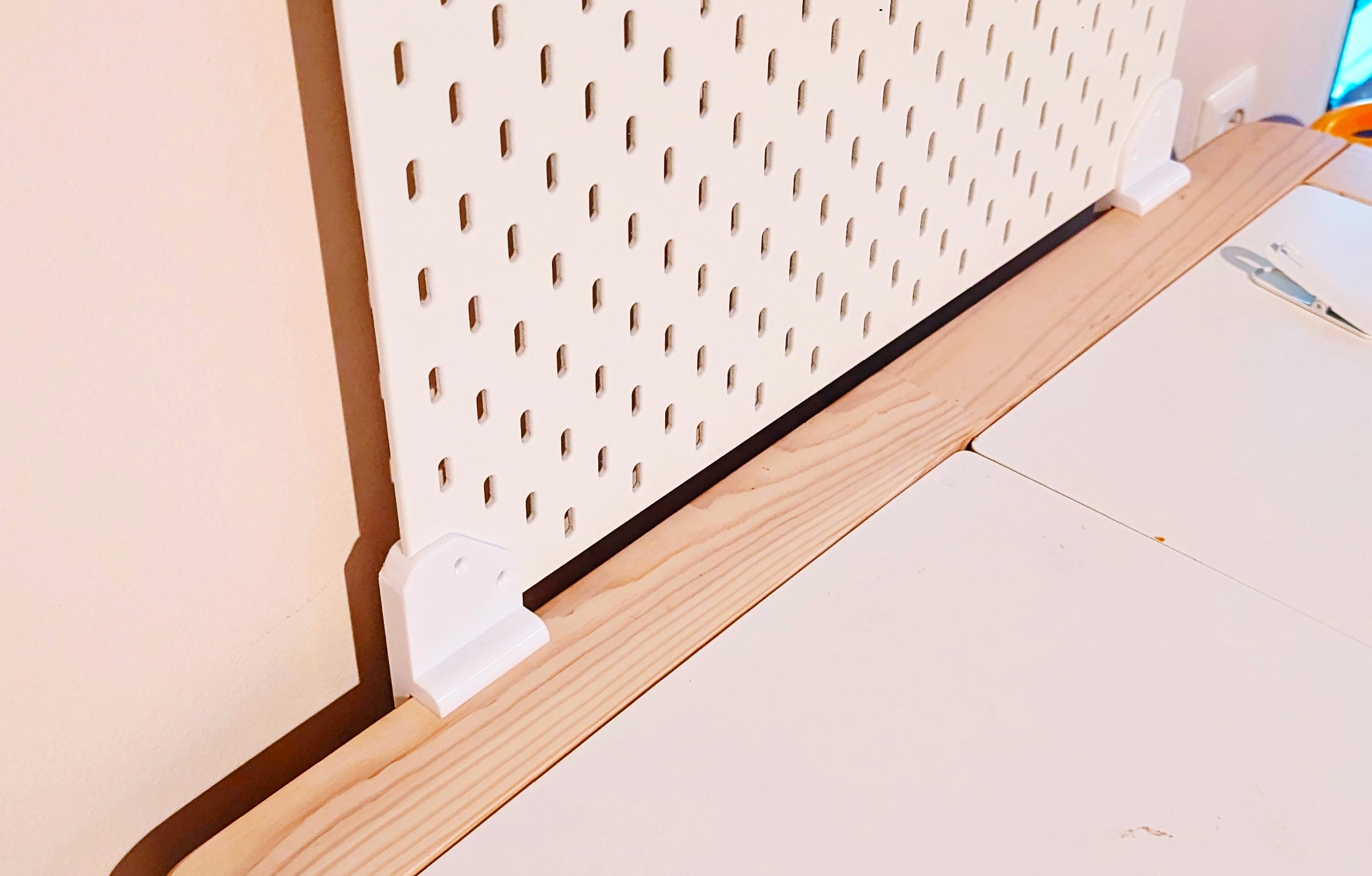 Ikea Flisat toddler table - Ikea Skadis pegboard connector by Koray ...