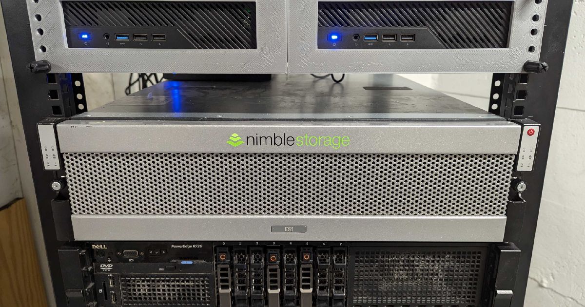 Minisforum MS-01 Dual Rack Mount 2U 7mm Holes by Connor Cleveland ...