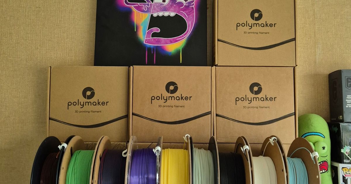 Modular Stackable Spool Rack by Daan Van de Voorde | Download free STL ...