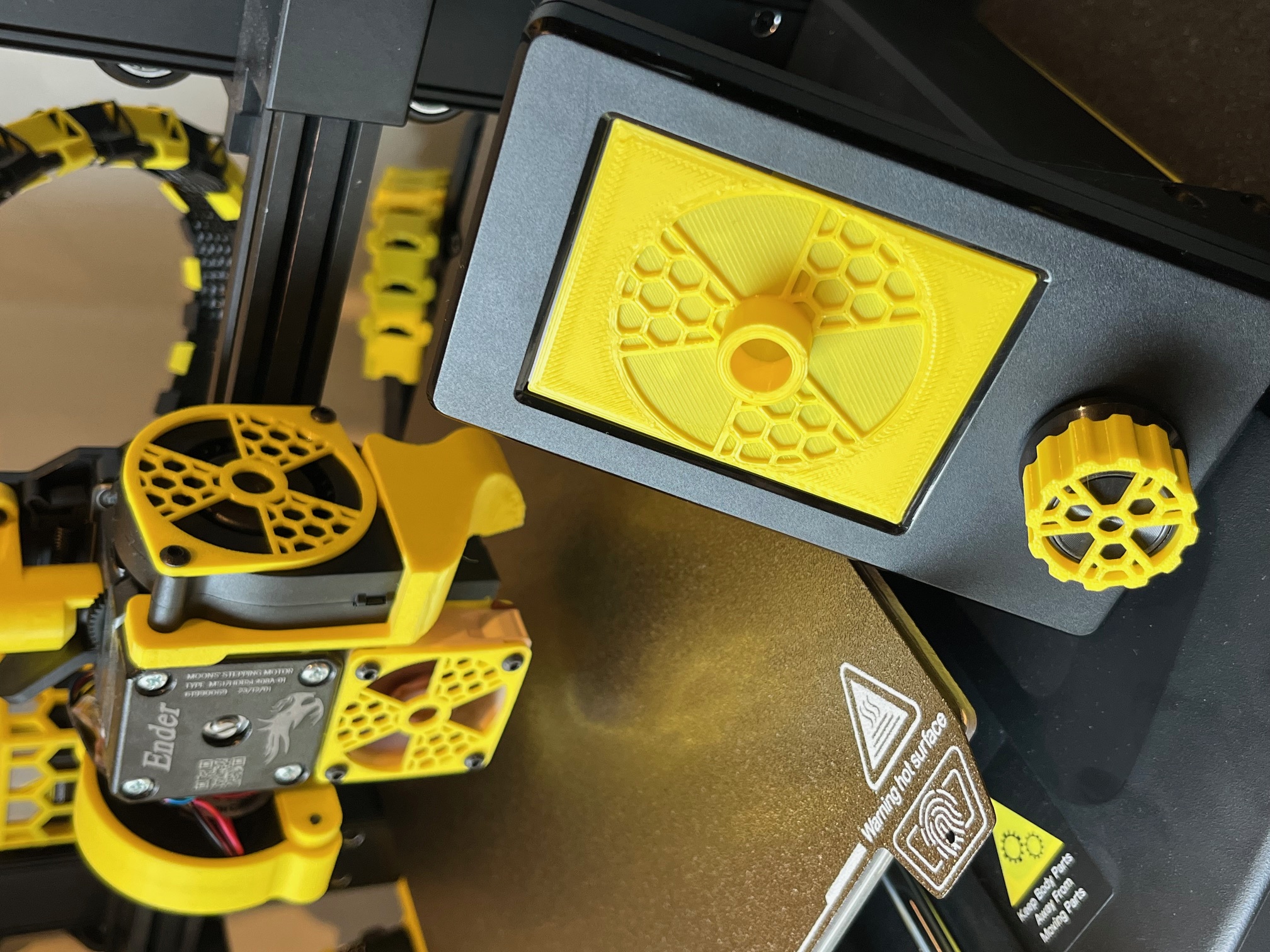 Ender 3 V3 SE Screen Cover Radioactive - Multiple versions by Toni H ...