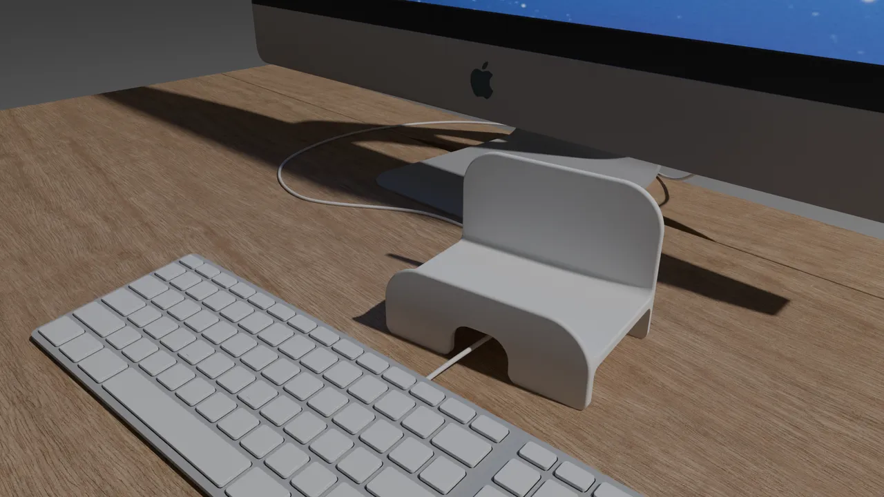 Minimalist Desk Stand by Cristian Onescu 🇷🇴 | Download free STL model ...