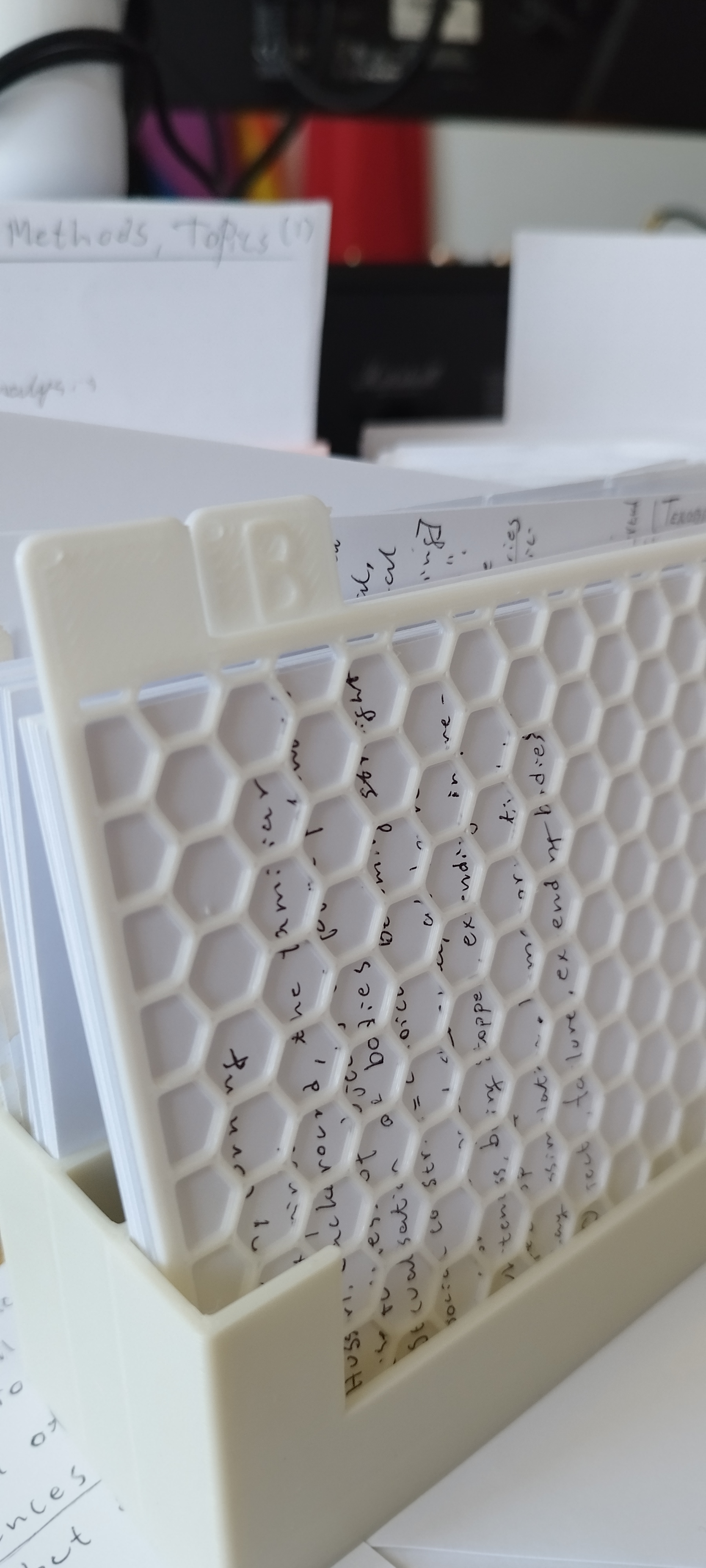 A6 dividers with labelled index tabs by dmilve | Download free STL ...
