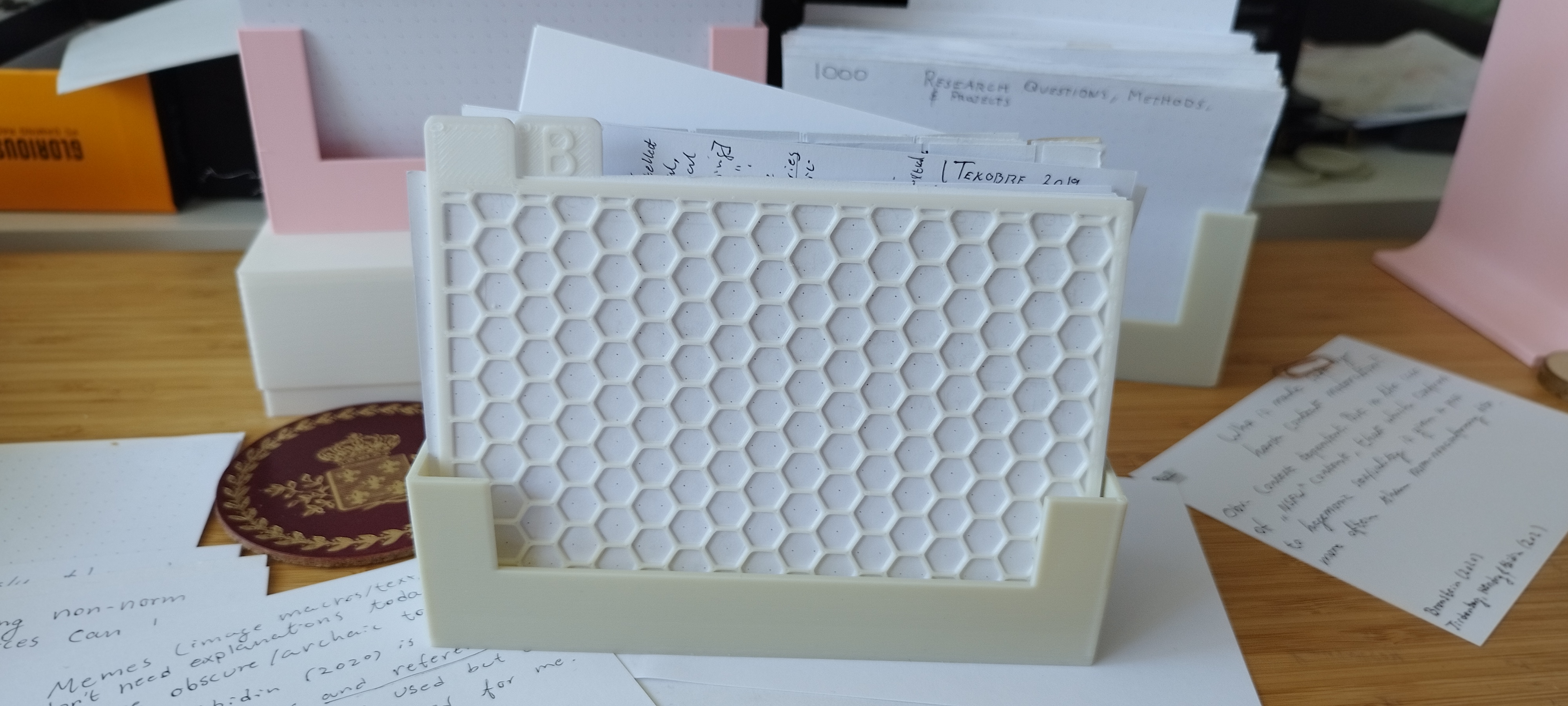A6 dividers with labelled index tabs by dmilve | Download free STL ...