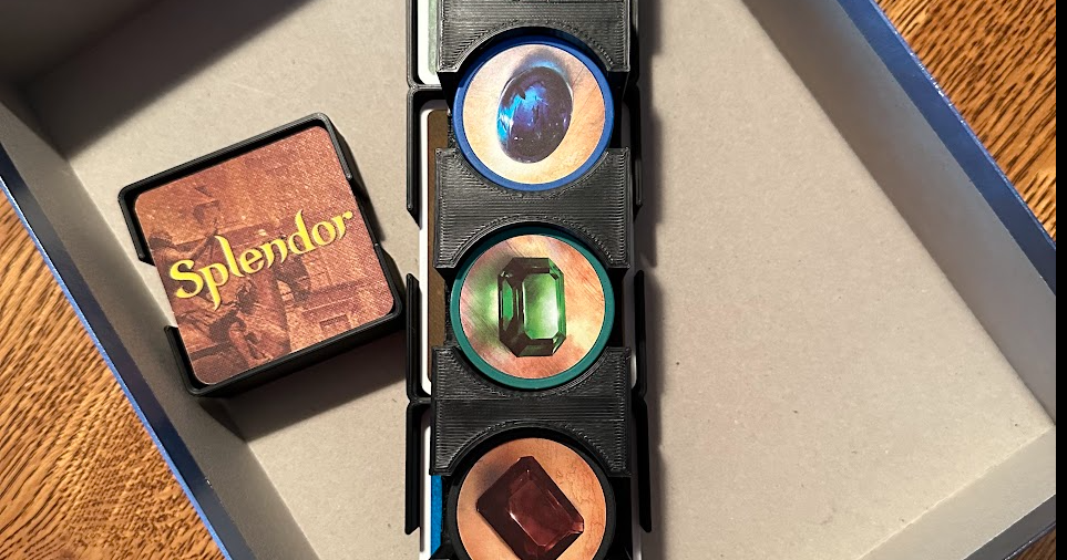 Splendor chip holder by Stephen Massman | Download free STL model ...