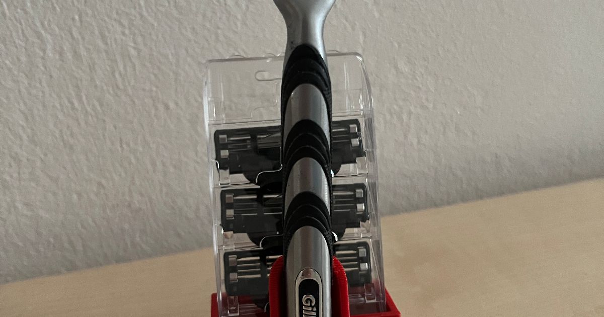 Gillette Mach3 Razor Stand by Xargas | Download free STL model ...