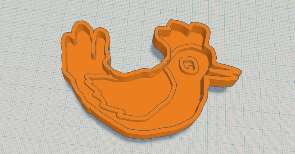 Chicken Cookie Cutter by YourVeryWorstNightmare13 | Download free STL ...
