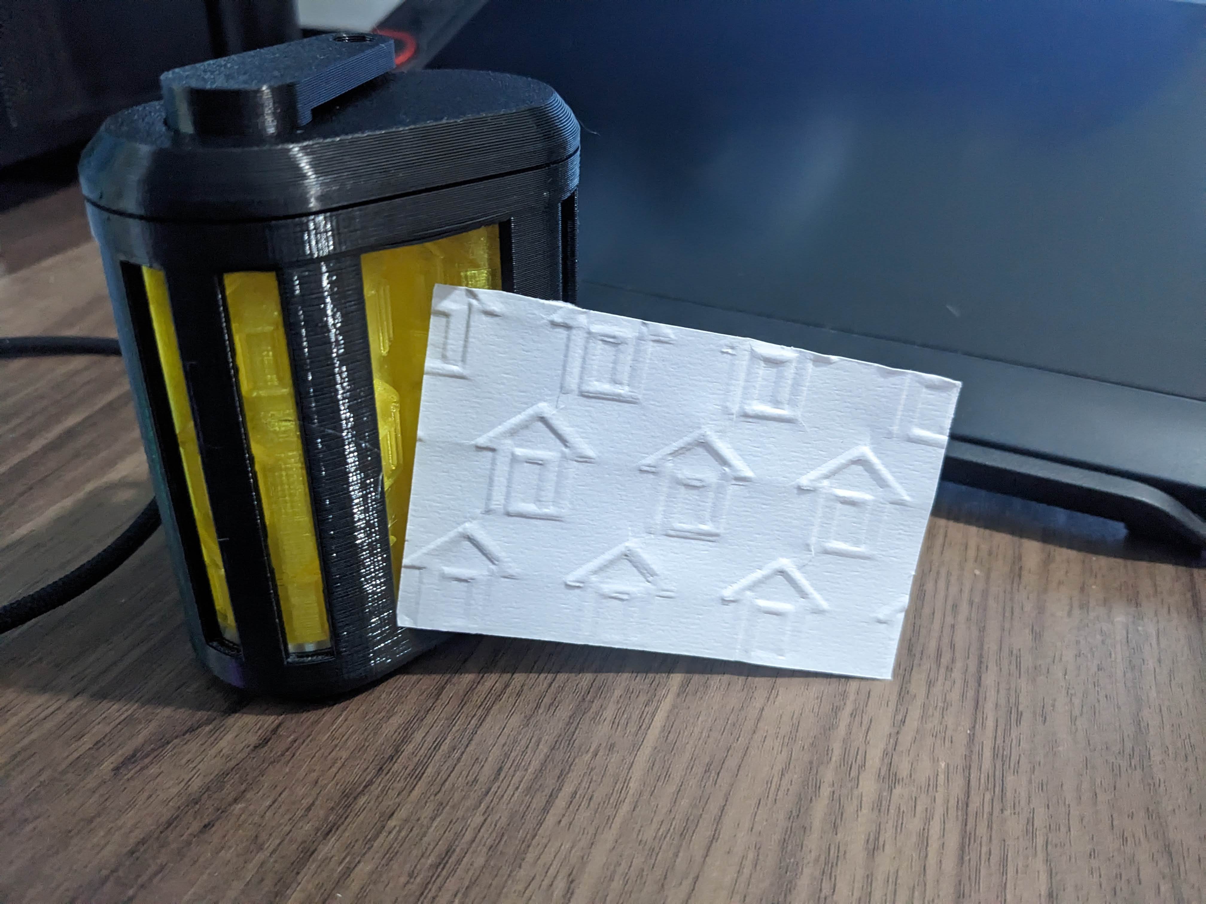 Business Card Embosser - Customisable card imprinter by DownTheShed ...