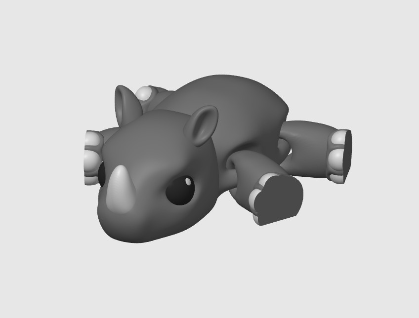 Chibi Rhino Fidget by Built_Over_Bot | Download free STL model ...