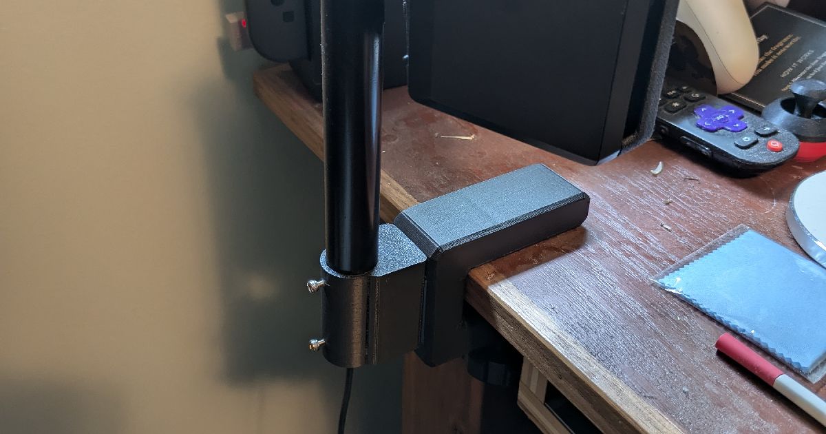 Modular Clamp Adapter for 3/4in PVC Pipe by Drew T | Download free STL ...