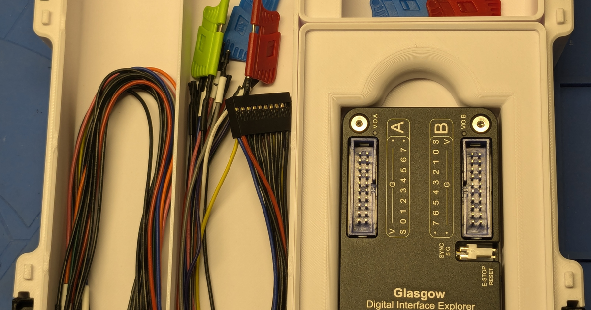 Gridfinity storage box for Glasgow Interface Explorer by Shellgame ...