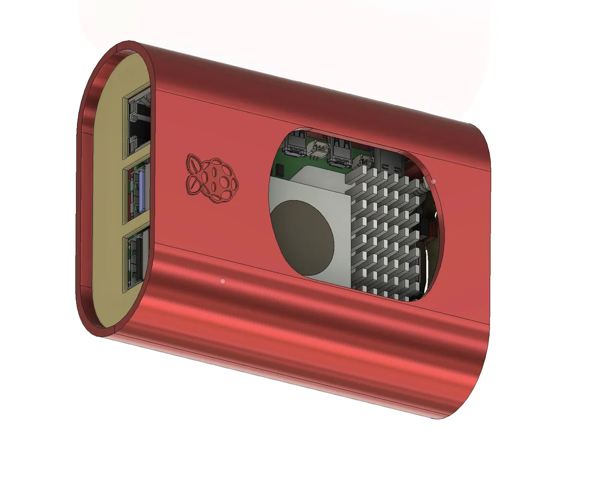 Raspberry Pi 5 PCIe Sleeve Style Case for Pimoroni NVMe base by ...