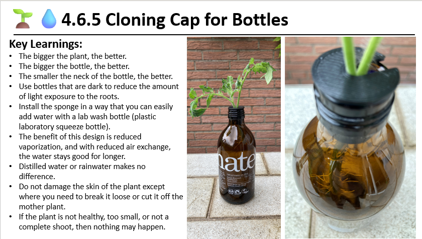 4.6.5 Cloning Caps for Bottles by DIY.Mushroom.Tek | Download free STL ...