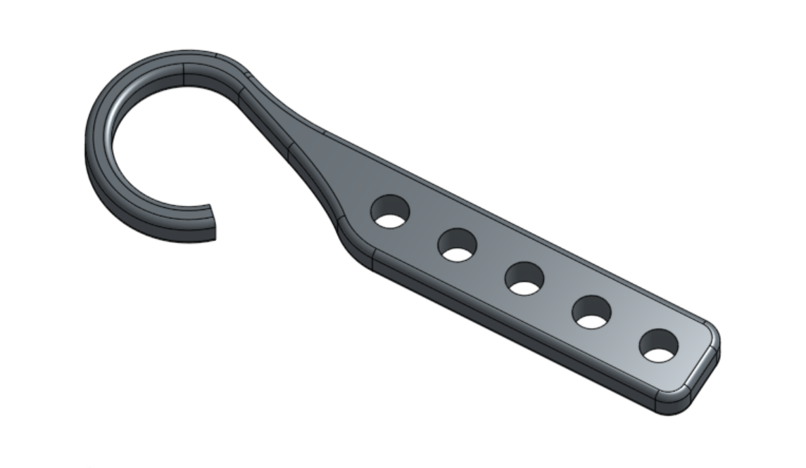 Adjustable hook by Lavalord | Download free STL model | Printables.com