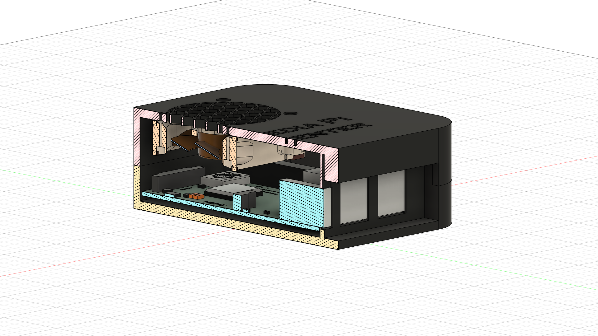 Media Center Styled Raspberry Pi 3B+ Case by MVLPGaming | Download free ...