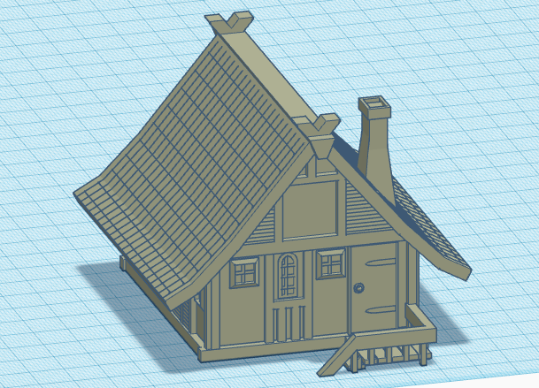 Wooden Cottage by Troy de Graaf | Download free STL model | Printables.com