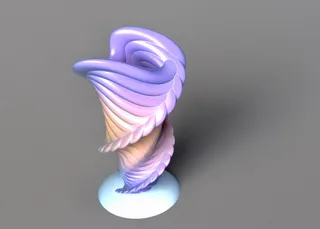Toroid Swirl by SteedMaker | Download free STL model | Printables.com