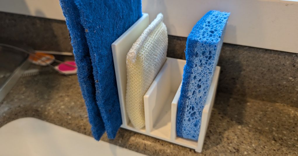 Vertical Sponge Holder by Tim McCord | Download free STL model ...