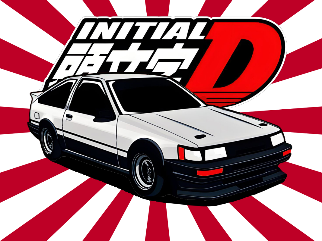 [HueForge] Initial D - Levin AE86 (With frame) by Arash68 | Download ...