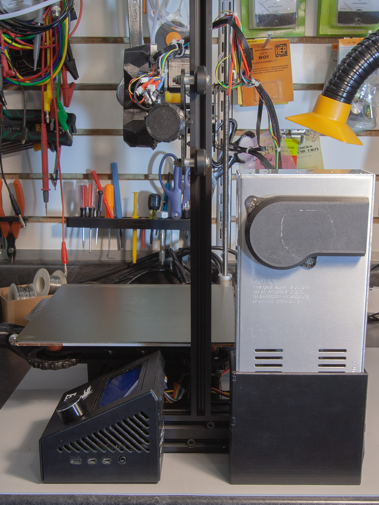 PSU Relocation Bracket and Relay Enclosure for Ender 3 Printers by ...